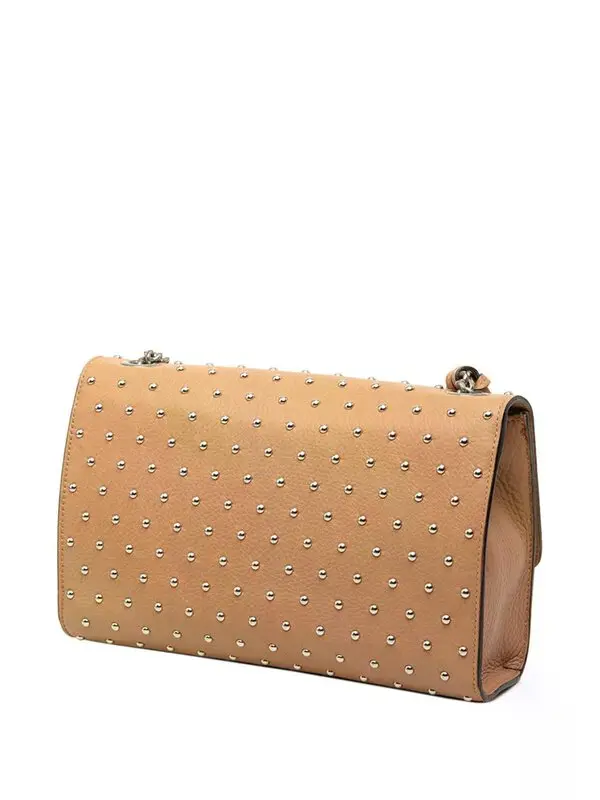 Gucci 2000-2015 Medium Leather Studded Miss Bamboo Crossbody Bag