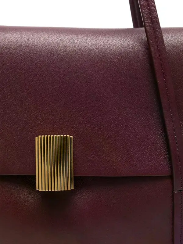 Khaite Soft Blake Gold-tone Plaque Shoulder Bag