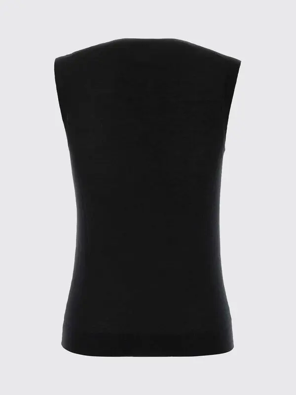 Fendi V-neck Cashmere And Silk Knit Vest