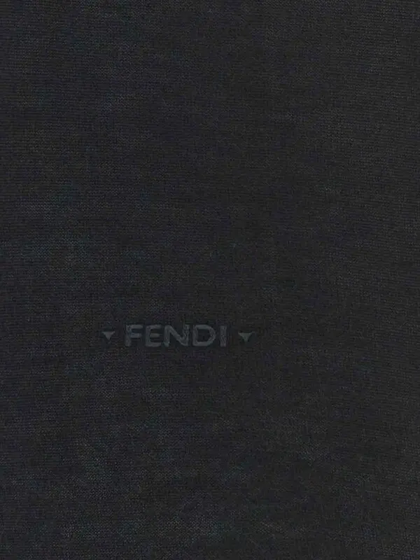 Fendi V-neck Cashmere And Silk Knit Vest