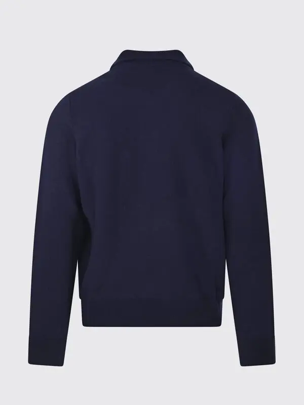 LARDINI Silk And Cotton Blend Zip-up Cardigan With Ribbed Trims