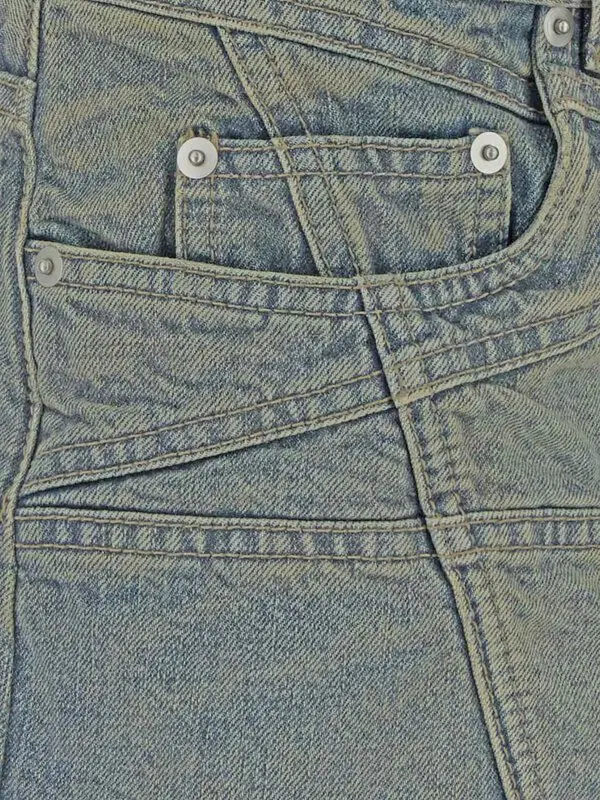 Rick Owens 5-pocket Cotton Denim Mini Skirt - Blue