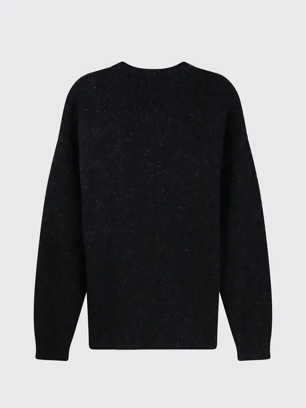Polo Ralph Lauren Crewneck Wool-blend Sweater With Embroidered Pony Logo - Black