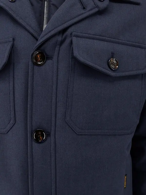 MOORER Jacket Colour - Blue