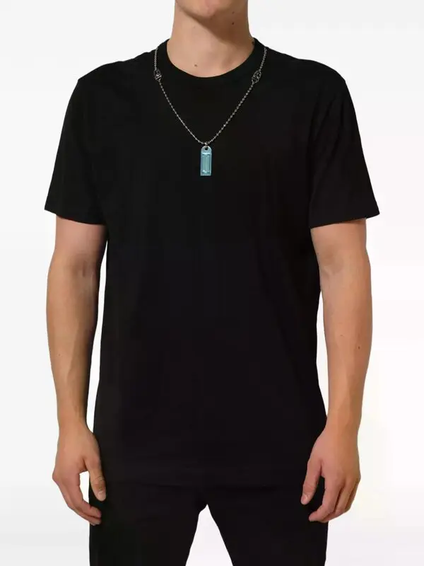 Dolce & Gabbana Dog-tag Necklace T-shirt - Black