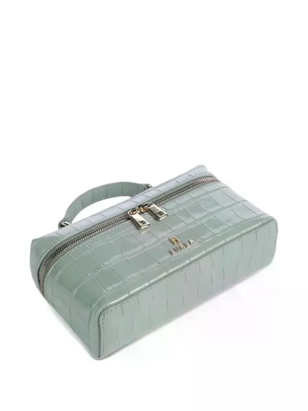 Furla Croc-effect Shoulder Bag