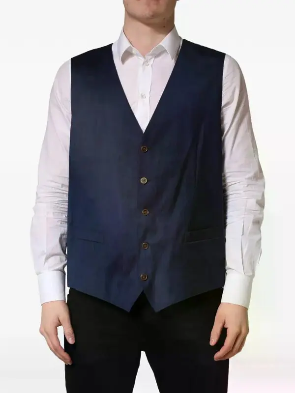 Dolce & Gabbana Sartoria Waistcoat - Blue