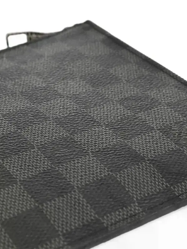LOUIS VUITTON Pm Damier Graphite Pochette Jour Clutch Bag