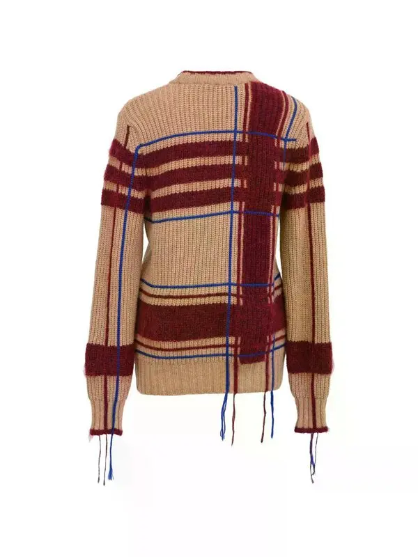 Tory Burch Eden Plaid Sweater