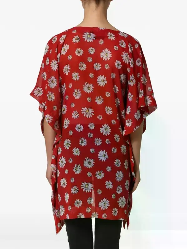 Dolce & Gabbana Floral-print V-neck Kaftan