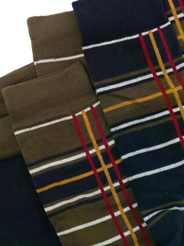 Barbour Tartan-print Socks