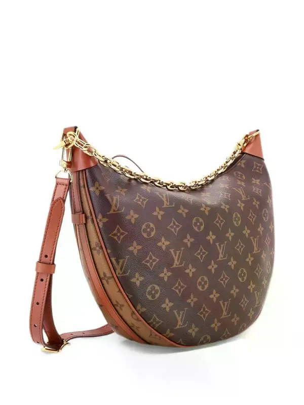 LOUIS VUITTON Loop Reverse Monogram Canvas Hobo Bag