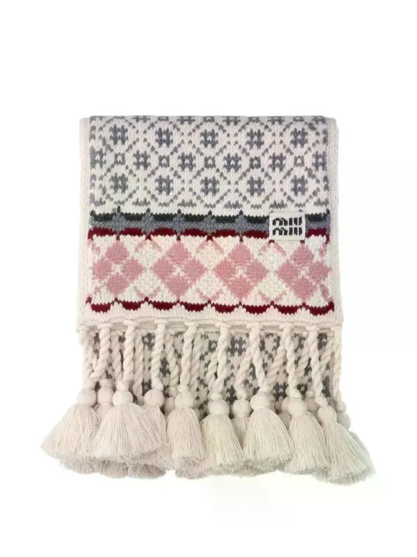 Miu Miu Wool And Cashmere Scarf