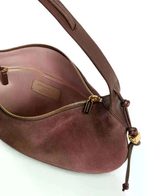 COCCINELLE Medium Thess Suede Shoulder Bag