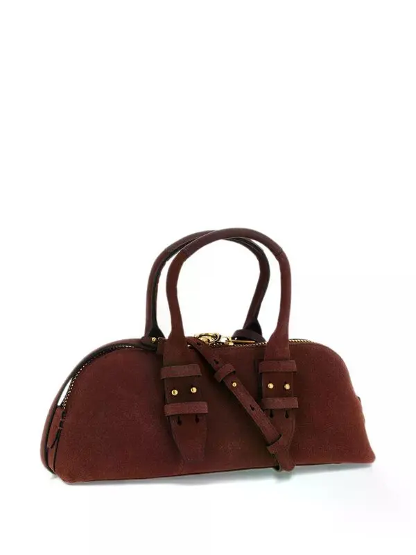 Pinko Love Birds Suede Tote Bag