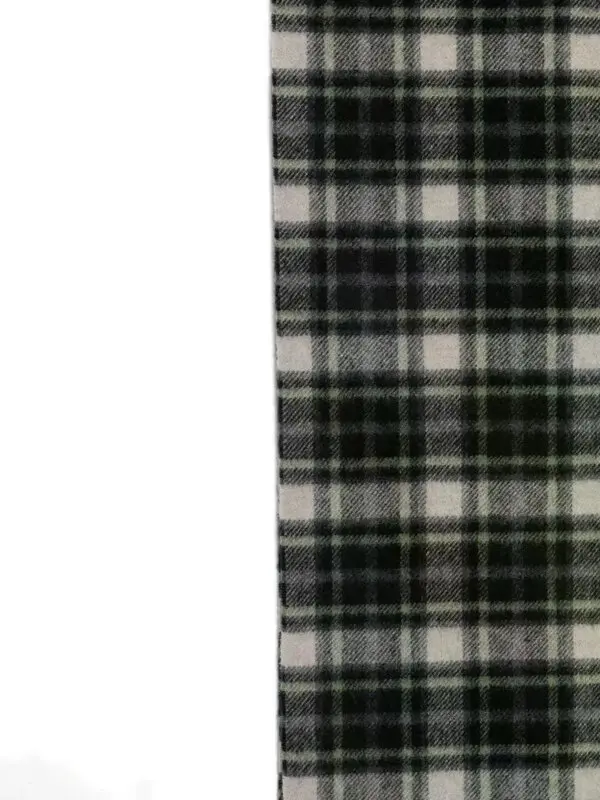 Marc O'polo Check-pattern Fringed-edge Scarf