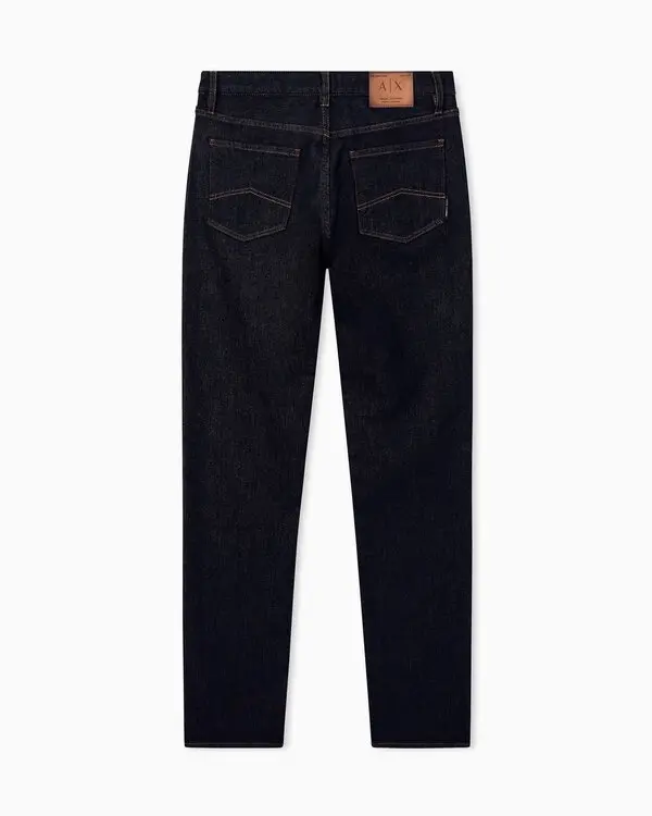 Armani Exchange Slim-fit Jeans In Stretch Cotton Denim With Five Pockets