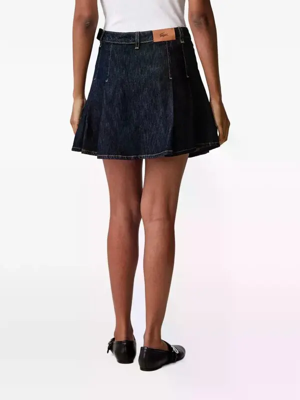 Lacoste Pleated Denim Skirt