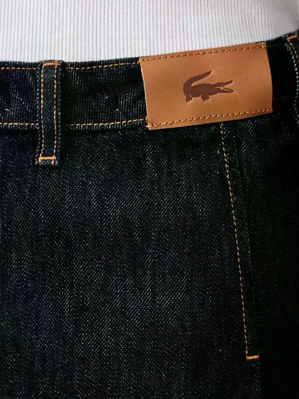 Lacoste Pleated Denim Skirt