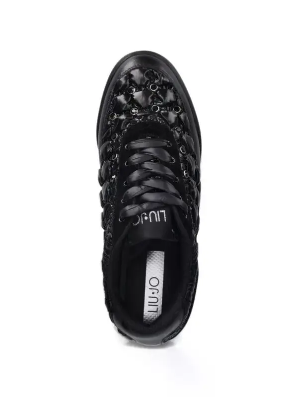 Liu Jo Lewis 04 Quilted Glitter-detail Sneakers