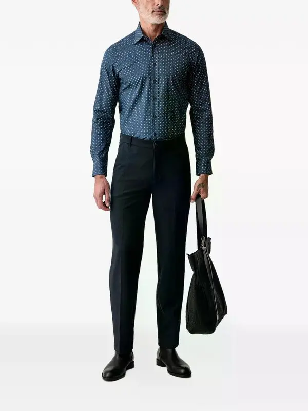 Michael Kors Monogram-pattern Long-sleeve Shirt