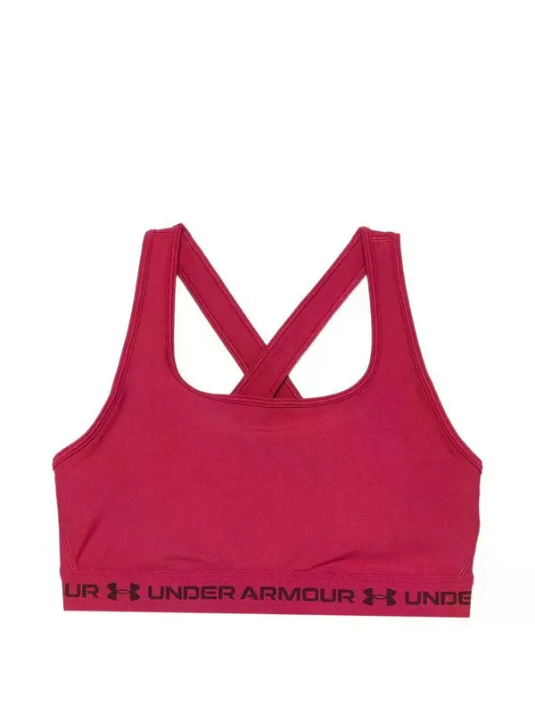 Under Armour Logo-tape Cross-back Sports Bra