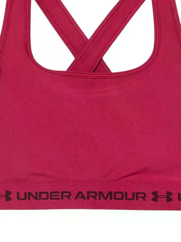 Under Armour Logo-tape Cross-back Sports Bra