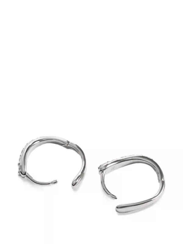 Monica Vinader Riva Pavé-diamond Small Hoop Earrings