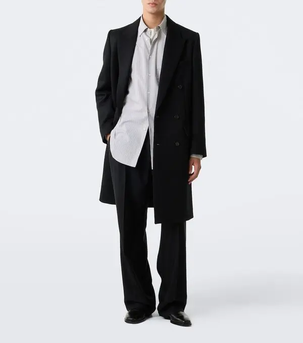 THE ROW Uday Striped Cotton Poplin Shirt