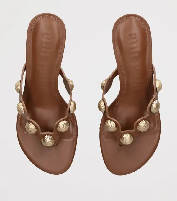 Cult Gaia Leather Anora Sandals 55