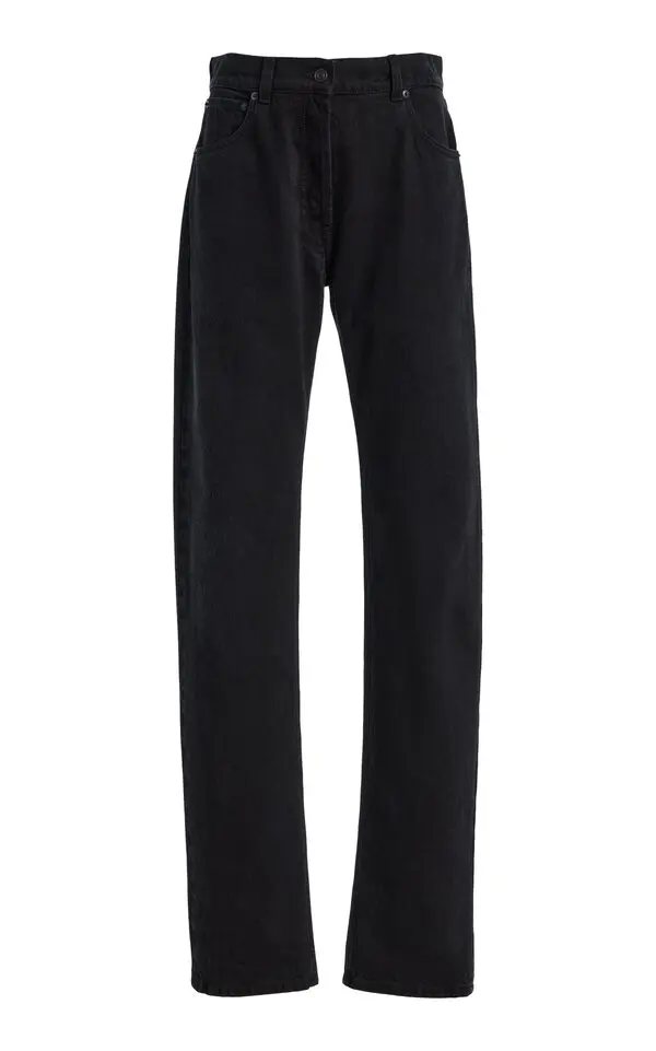 THE ROW Imma Rigid Mid-rise Straight-leg Jeans