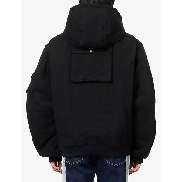 AWGE Multi Pocket Hunter Cotton-blend Bomber Jacket