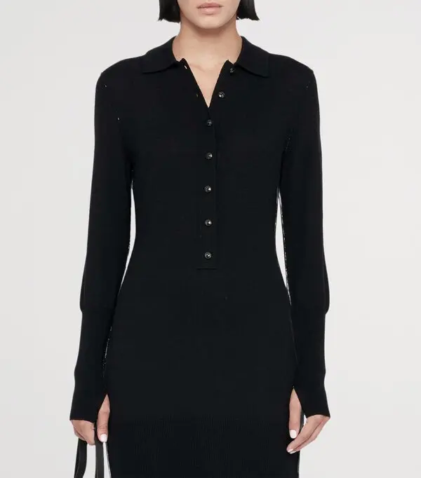 ALLSAINTS Merino Wool Coyte Mini Dress