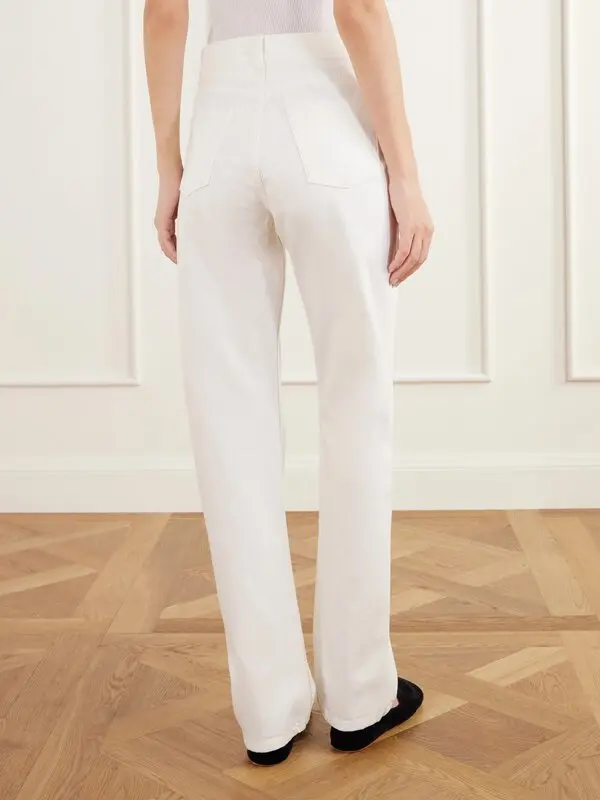 THE ROW Imma Mid-rise Straight-leg Jeans