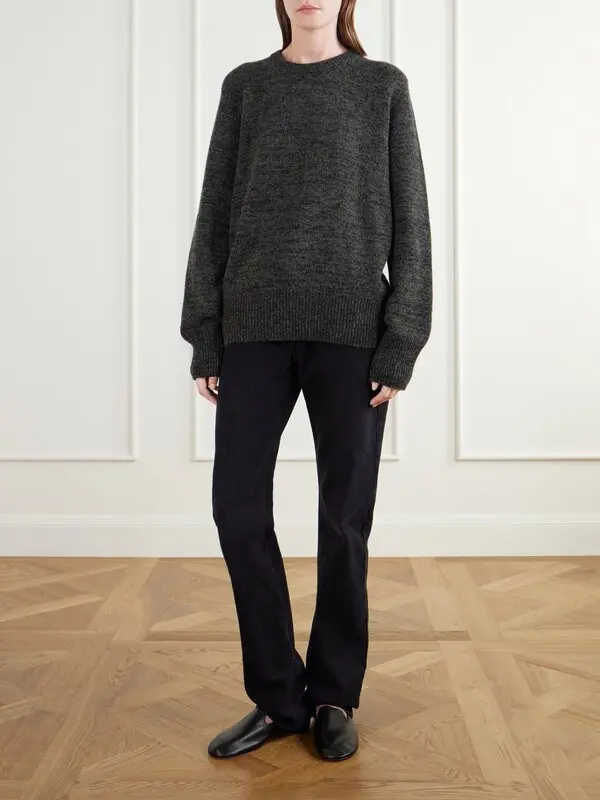 THE ROW Quellin Mouliné Cashmere Sweater