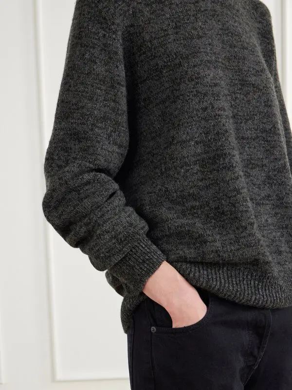 THE ROW Quellin Mouliné Cashmere Sweater