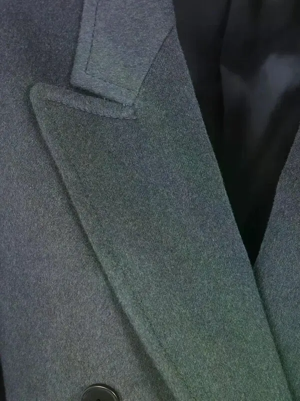 Paul Smith Dark Green Wool-cashmere Double-breasted Coat
