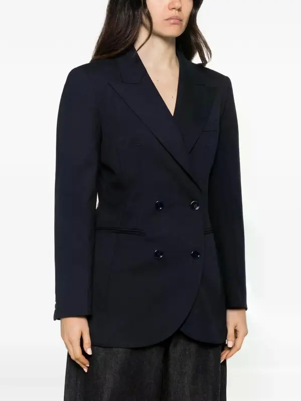 Marella Double-breasted Peak-lapel Blazer