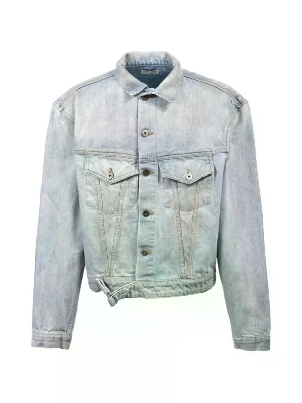 GREG ROSS Faded-effect Denim Jacket