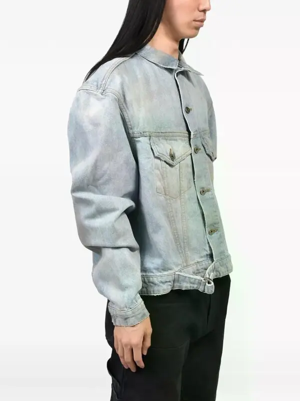 GREG ROSS Faded-effect Denim Jacket