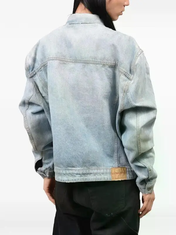 GREG ROSS Faded-effect Denim Jacket