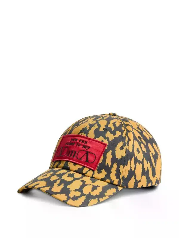 Valentino Garavani Myvilla Cotton Baseball Cap With Spotted Print