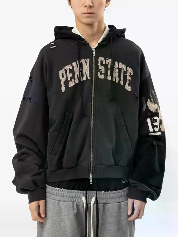 PROTOCOL INDEX Reconstructed Zip-up Hoodie