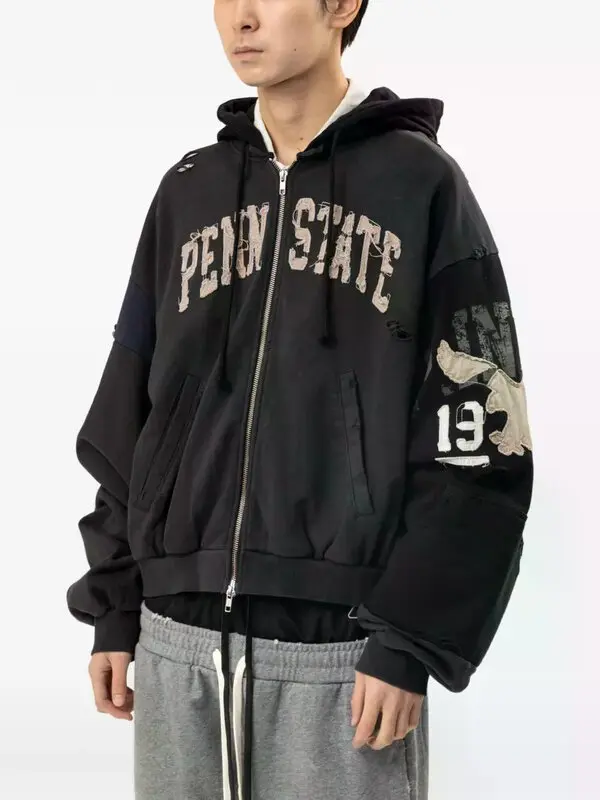 PROTOCOL INDEX Reconstructed Zip-up Hoodie
