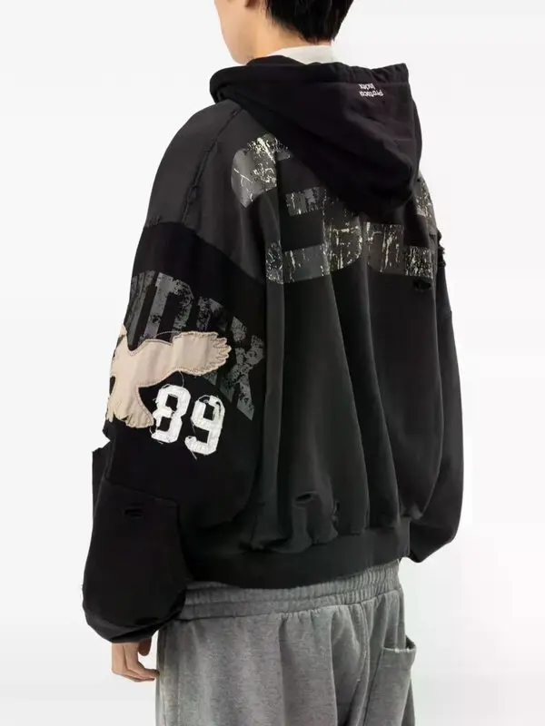 PROTOCOL INDEX Reconstructed Zip-up Hoodie