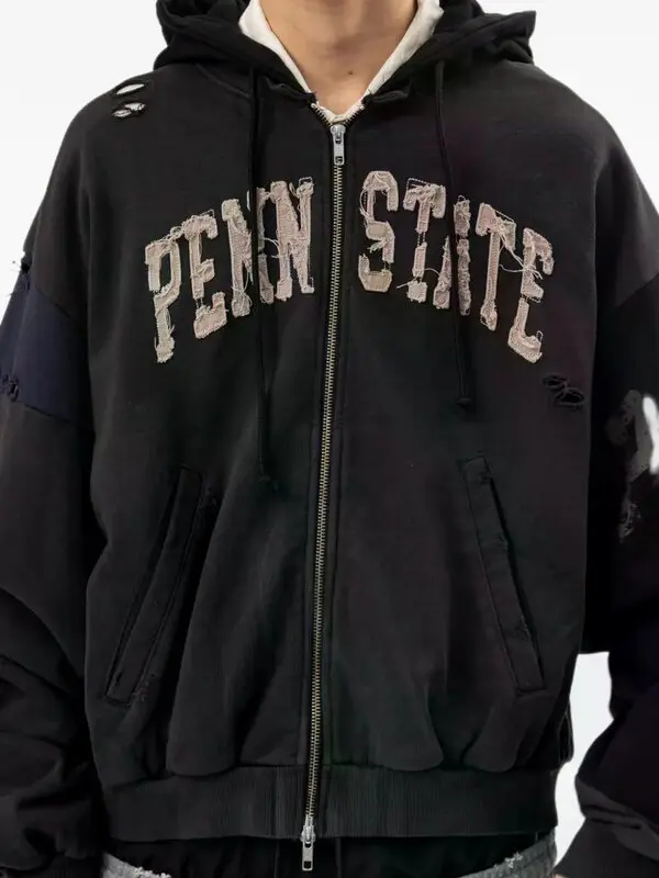 PROTOCOL INDEX Reconstructed Zip-up Hoodie