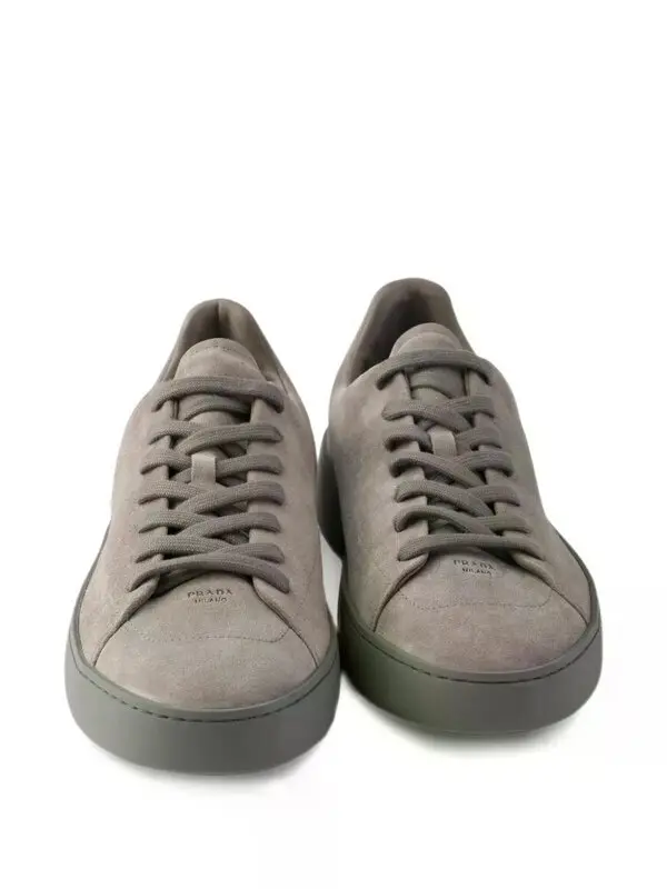 Prada Court Suede Sneakers