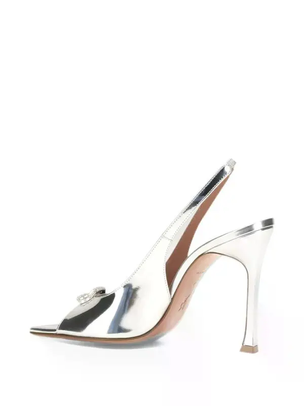 Amina Muaddi Mini Camelia Crystal-embellished Sandals
