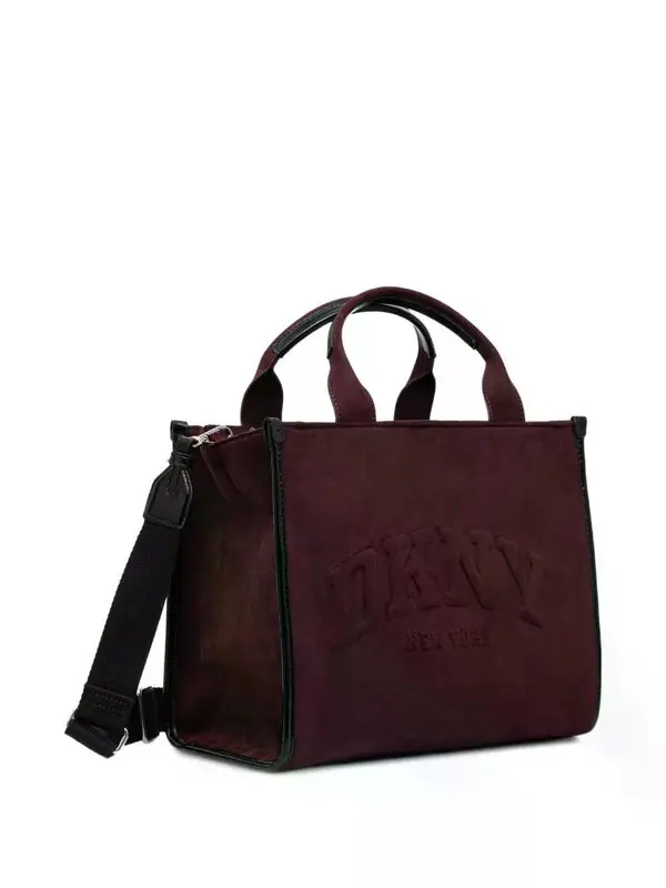 Dkny Logo-embossed Tote Bag - Red