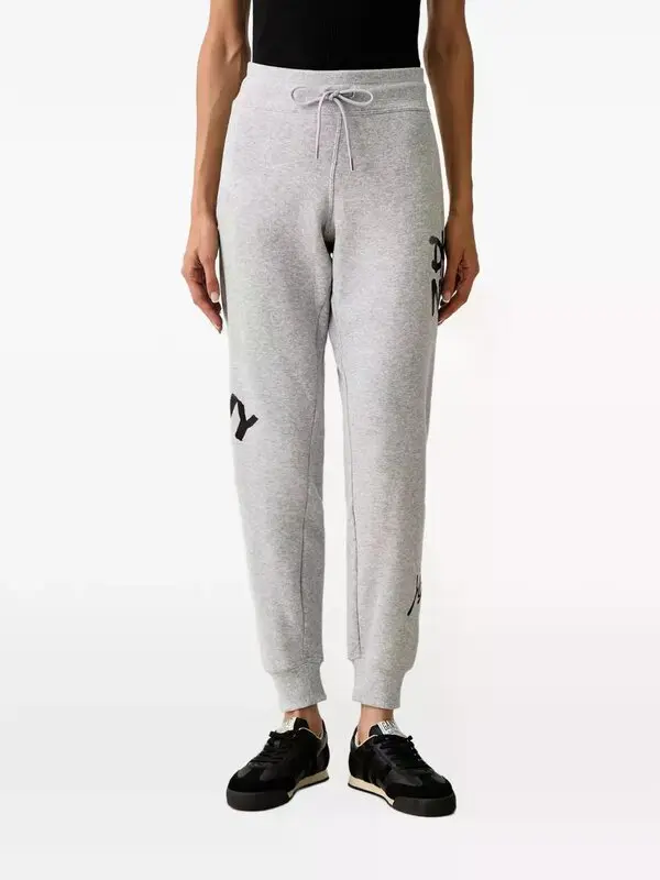 Dkny Logo-print Track Pants - Grey